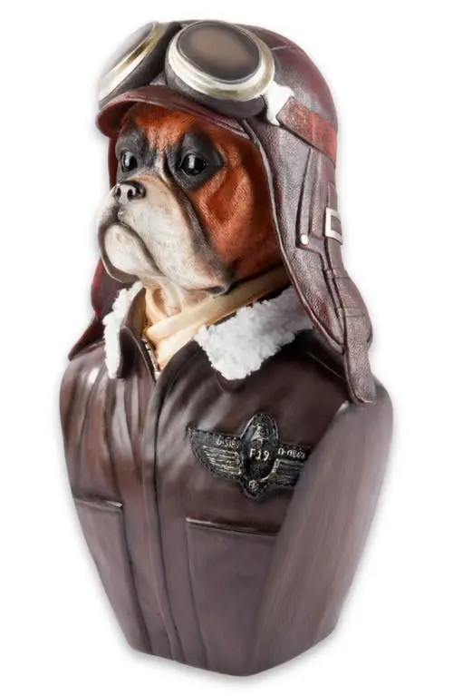 BEY-BERK Pilot Dog Decoration