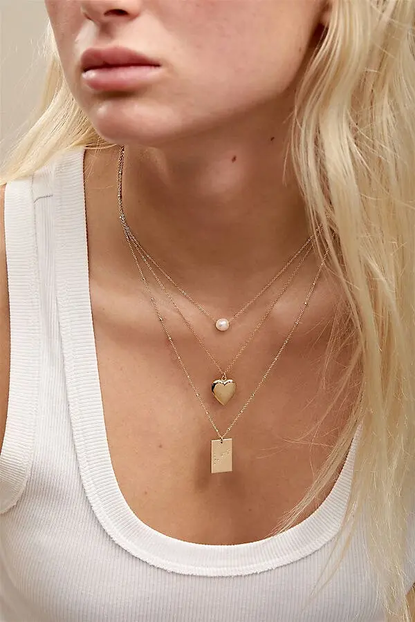 SET & STONES Roxy Heart Locket Necklace