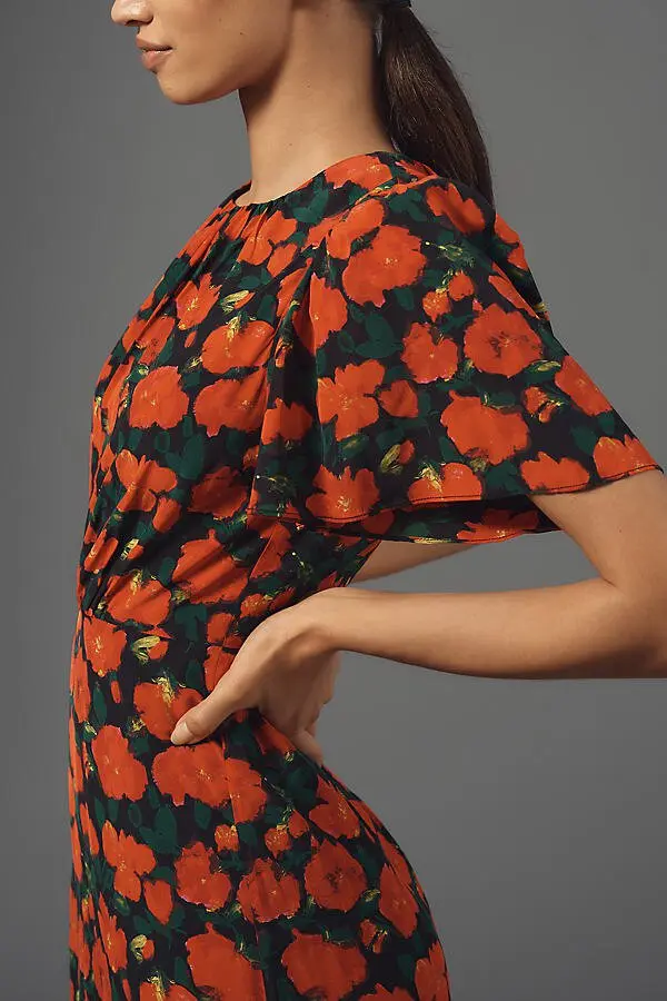Rhode Arabella Floral Midi Dress