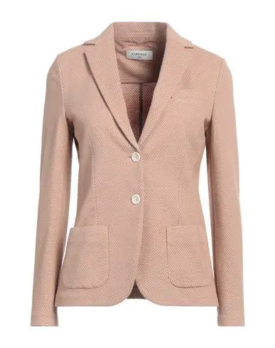 CIRCOLO 1901 Blazer Size Cotton, Elastane - Sand