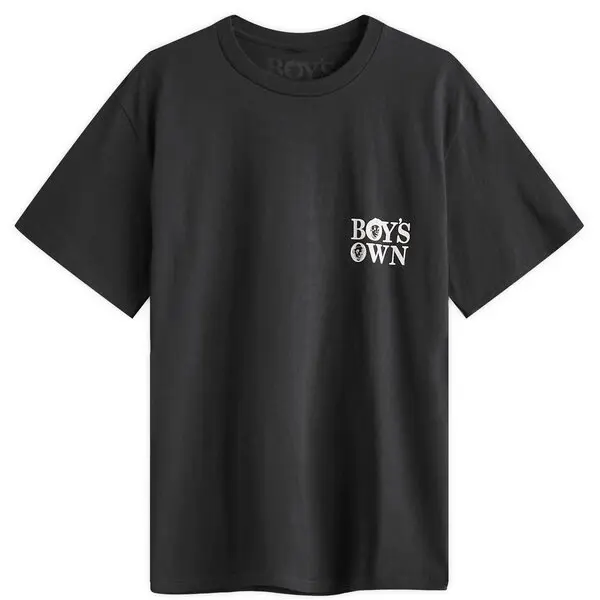 BOYS OWN 1991 Playlist Print T Shirt - Black