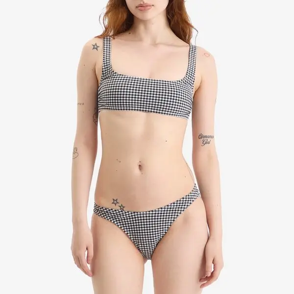 Good American Gingham Good 90s Bottom