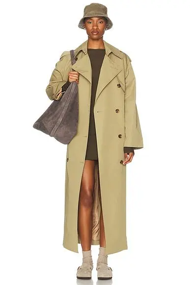 Eterne Long Sleeve Crewneck Mini Dress