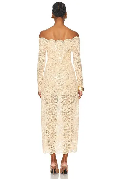 Rabanne Stretch Lace Maxi Dress
