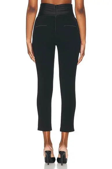SANS FAFF Tuxedo Cigarette Pant - Black