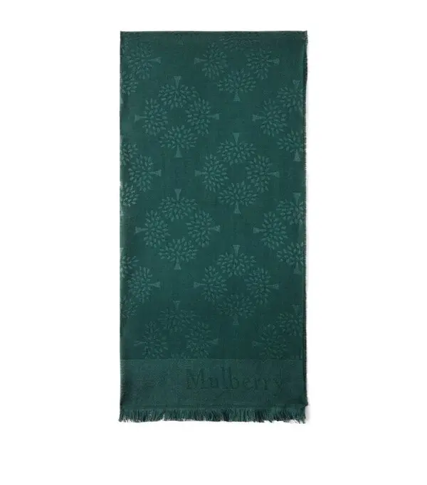 Mulberry Rectangular Tree Scarf
