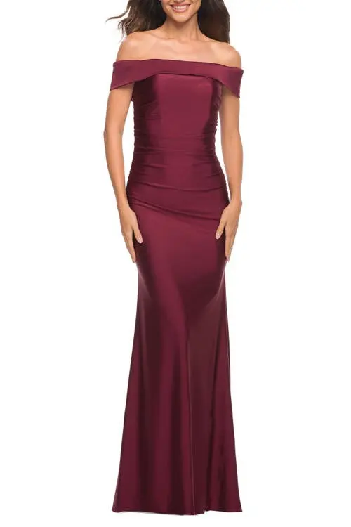 LABOMME Off-the-shoulder Evening Gown