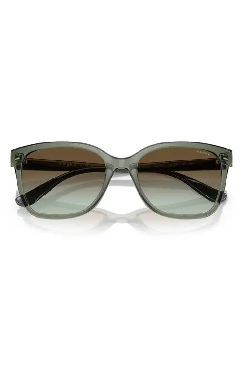VOGUE 54mm Gradient Pillow Sunglasses