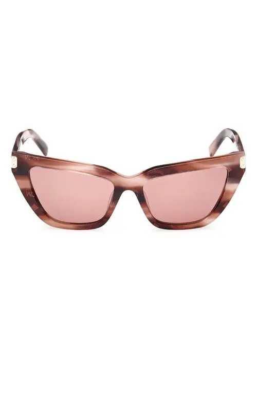 Mcm 54mm Cat Eye Sunglasses - Pink / Other / Bordeaux