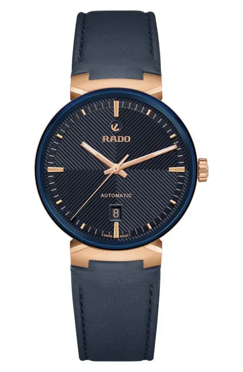 RADO Florence Automatic Leather Strap Watch