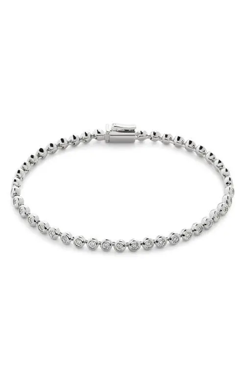 Monica Vinader Lab-grown Diamond Tennis Bracelet - Sterling Silver