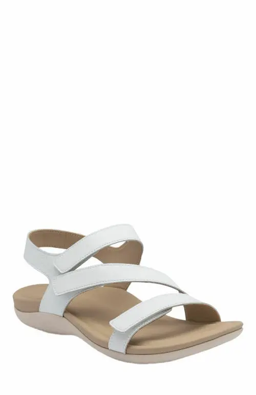 ABEO Oasis Strappy Sandal - White - Metatarsal