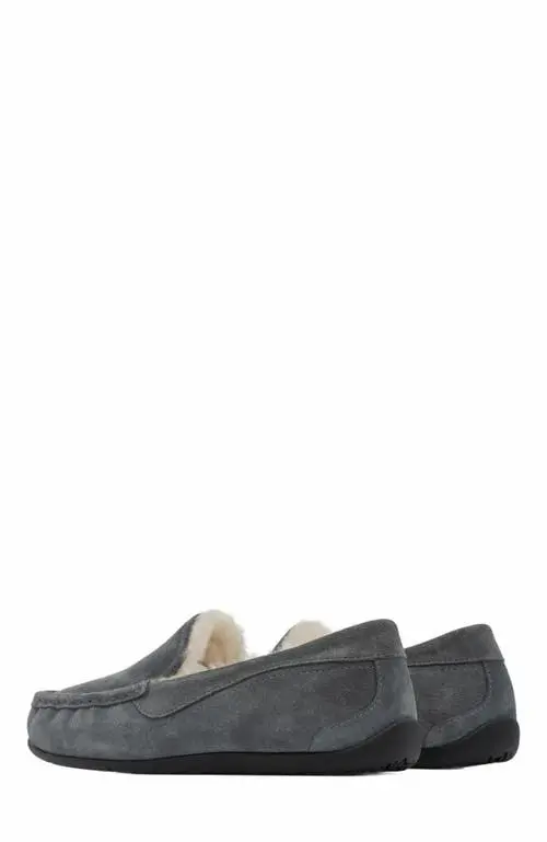 ABEO Amble Slipper With Shearling Lining And Removable Orthotics - Grey - Regular