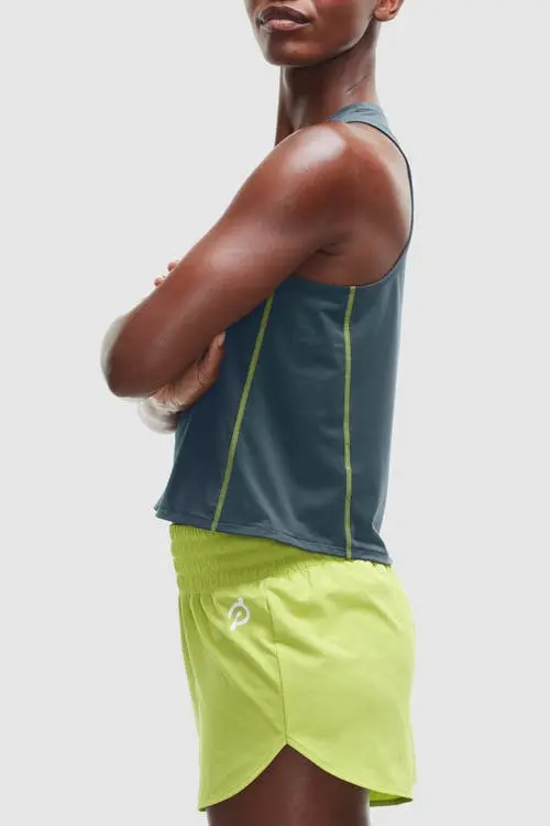 PELOTON Distance Run Tank Top - Urban Green