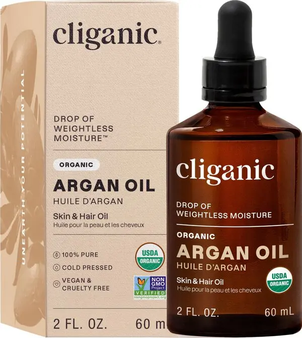 CLIGANIC Organic Argan Oil - No Color