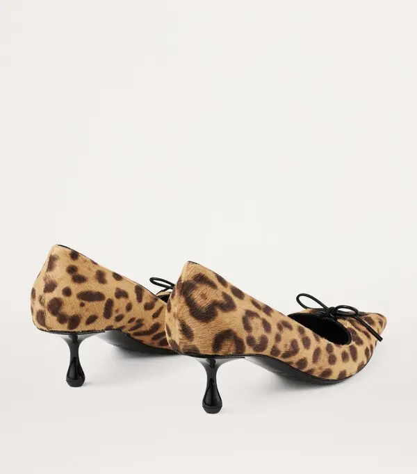 JIMMY CHOO Scarlett 50 Leopard Print Pumps - Neutral