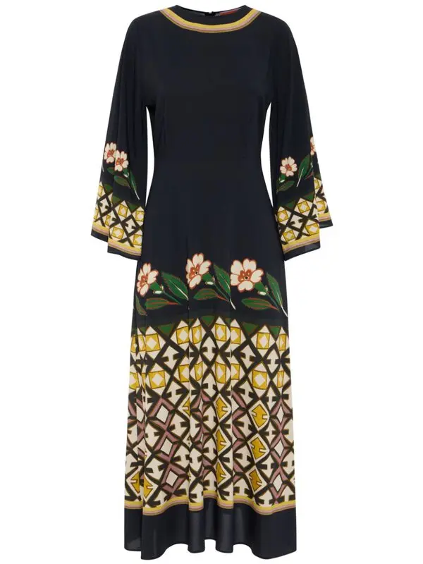 La DoubleJ Sorella Printed Midi Dress
