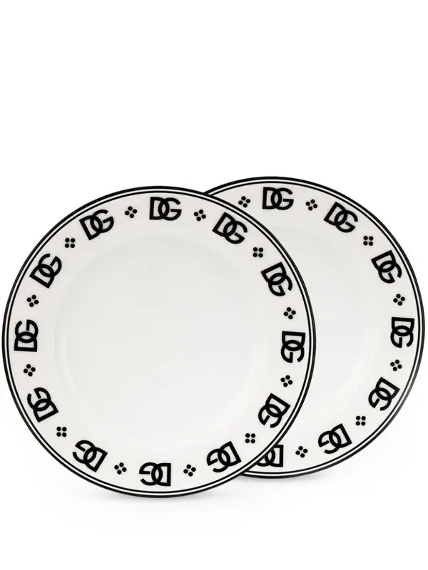Dolce & Gabbana Porcelain Bread Plates - White