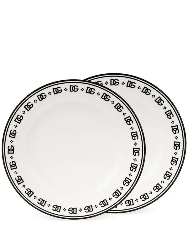 Dolce & Gabbana Porcelain Dinner Plates - White