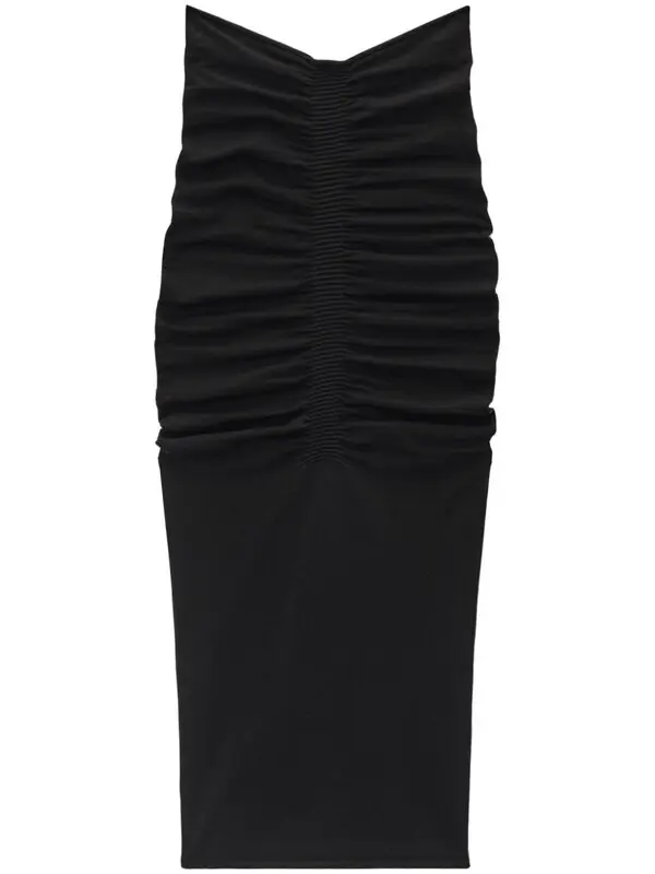 Alexander Wang Ruched Maxi Skirt