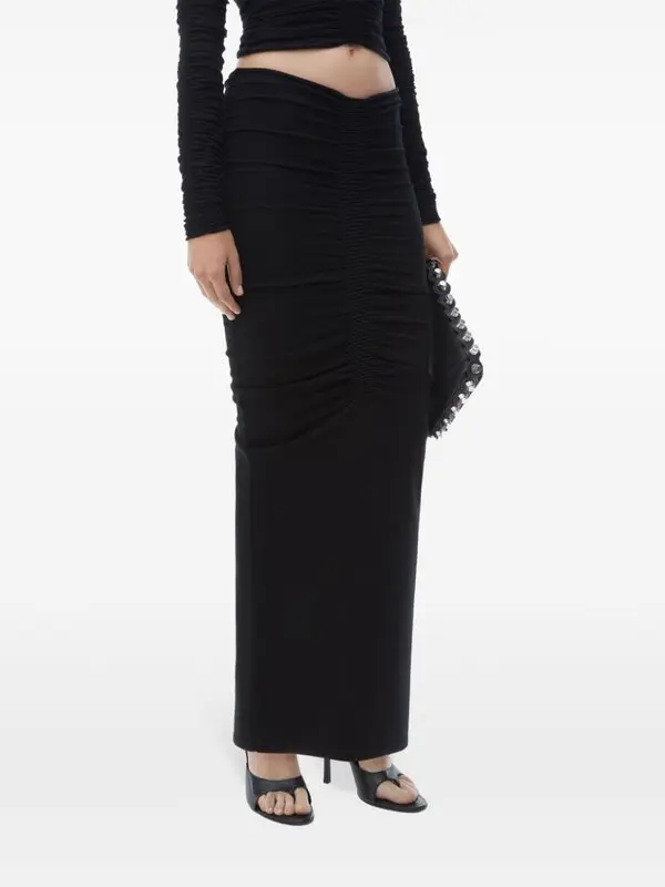 Alexander Wang Ruched Maxi Skirt