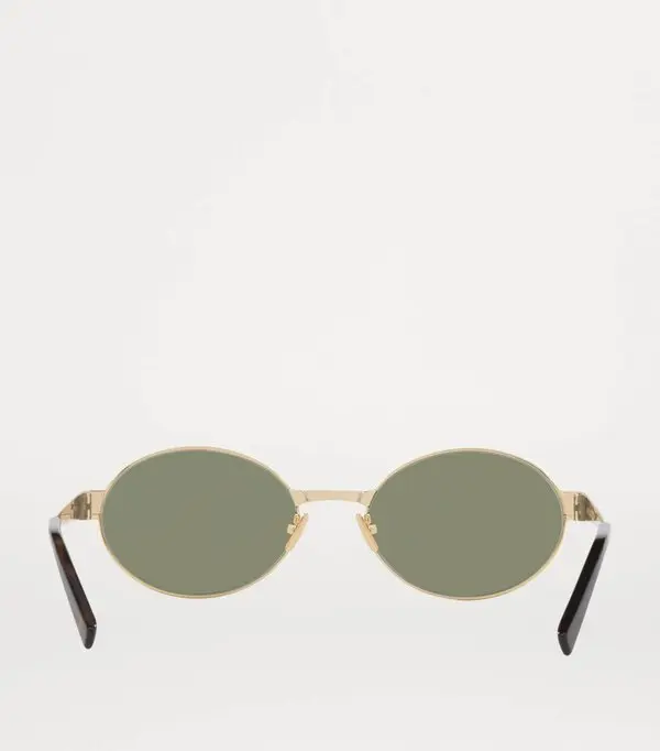 Saint Laurent Sl 692 Sunglasses - Gold