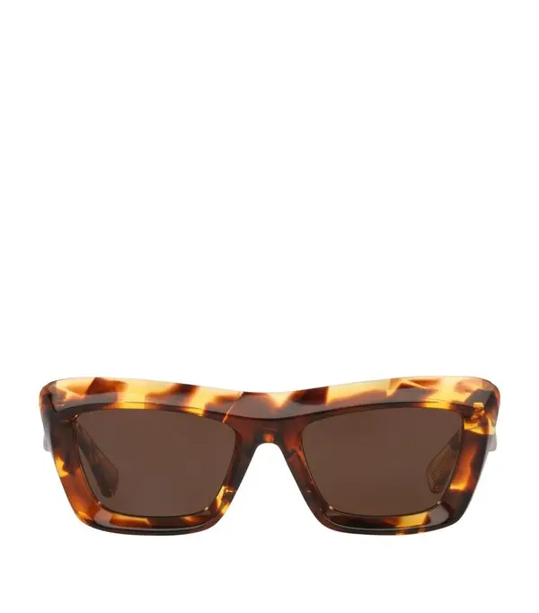 Bottega Veneta Acetate Sunglasses - Brown