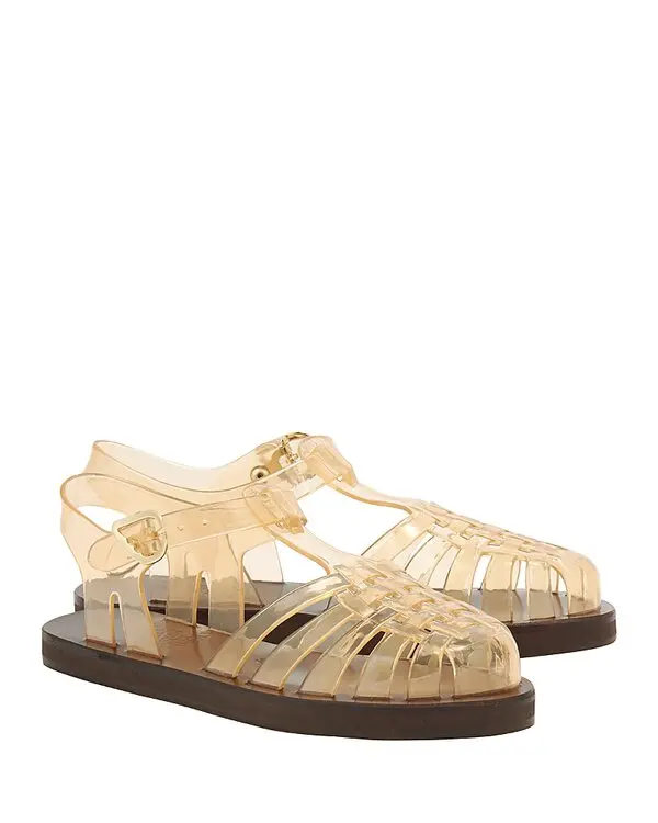 ANCIENT GREEK SANDALS Homeria Jelly Sandals - Caramel