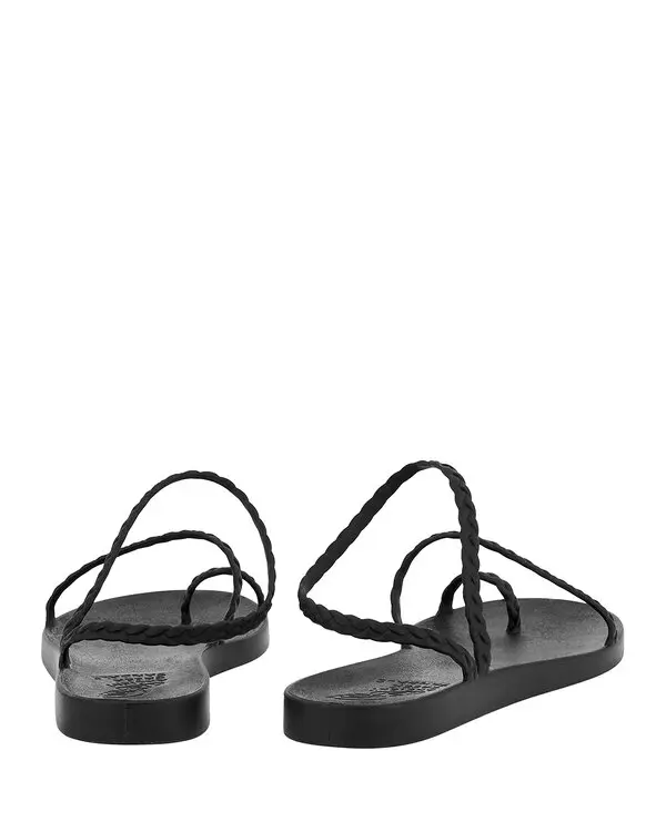 ANCIENT GREEK SANDALS Eleftheria Strappy Sandals - Black