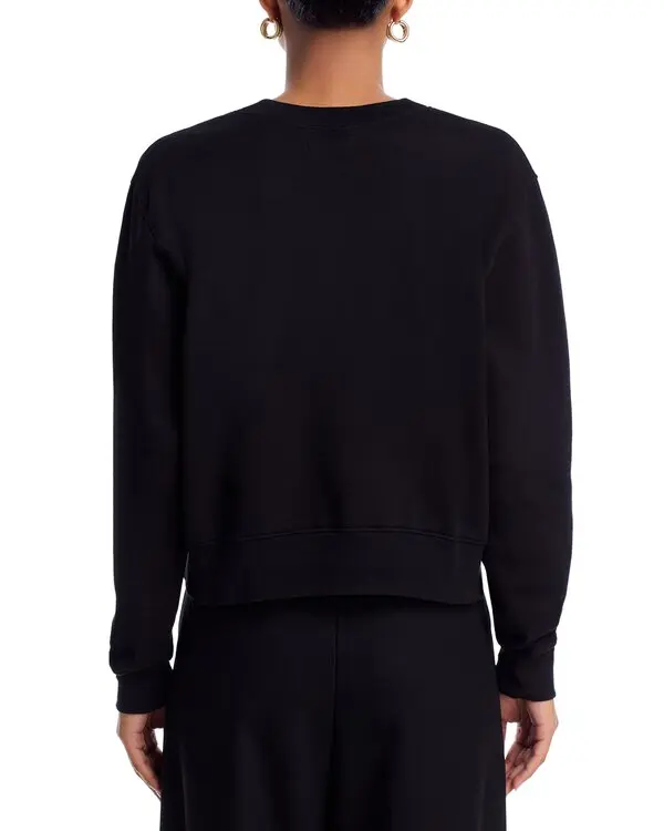 Aqua Crystal Embellished Sweatshirt