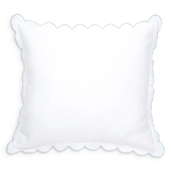 POM POM AT HOME Kelly Euro Sham - White/blue