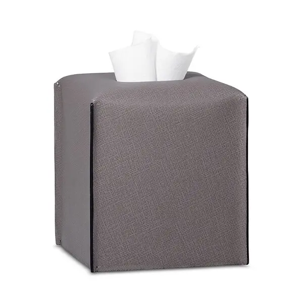 LABRAZEL Piega Leather Tissue Cover - Gray