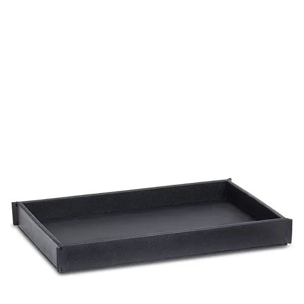 LABRAZEL Piega Leather Tray - Black