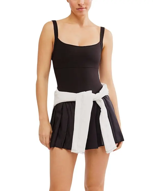 Free People Swing Of Things Skort Dress - Black