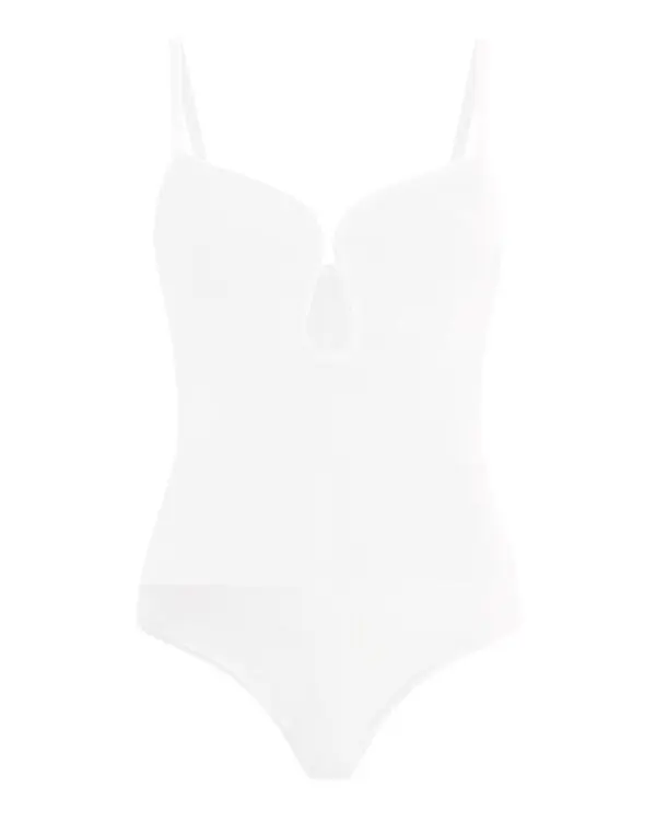Herve Leger The Jules Bodysuit - Alabaster