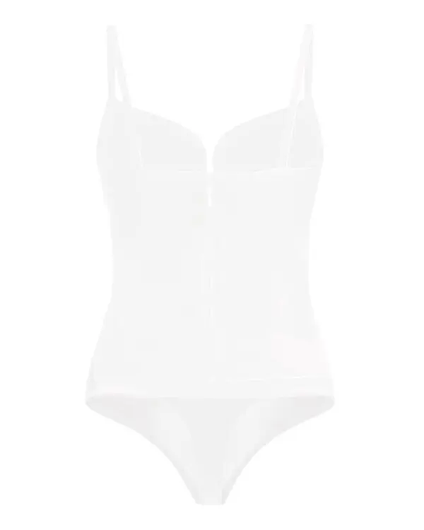 Herve Leger The Jules Bodysuit - Alabaster