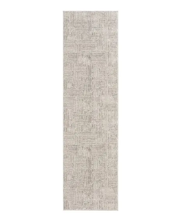 Calvin Klein Ck024 Irradiant Irr01 Runner Area Rug, 2'3 X 7'6 - Silver