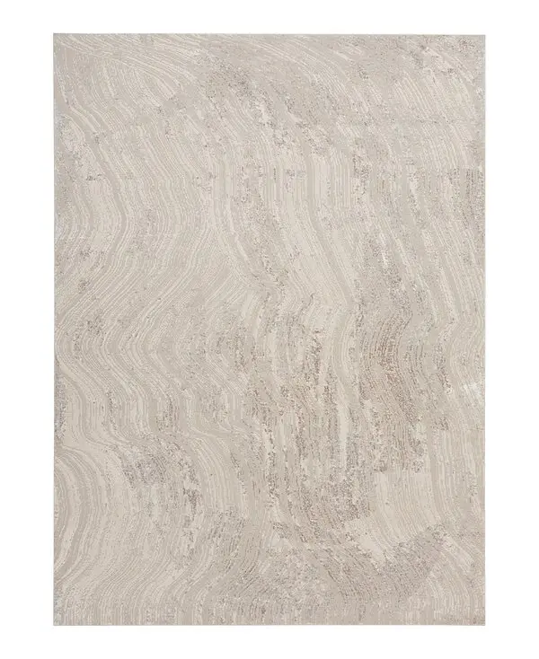 Calvin Klein Ck024 Irradiant Irr04 Area Rug, 7'10 X 9'10 - Silver/grey