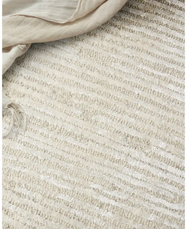 Calvin Klein Ck010 Linear Lnr01 Area Rug, 7'9 X 9'9 - Ivory