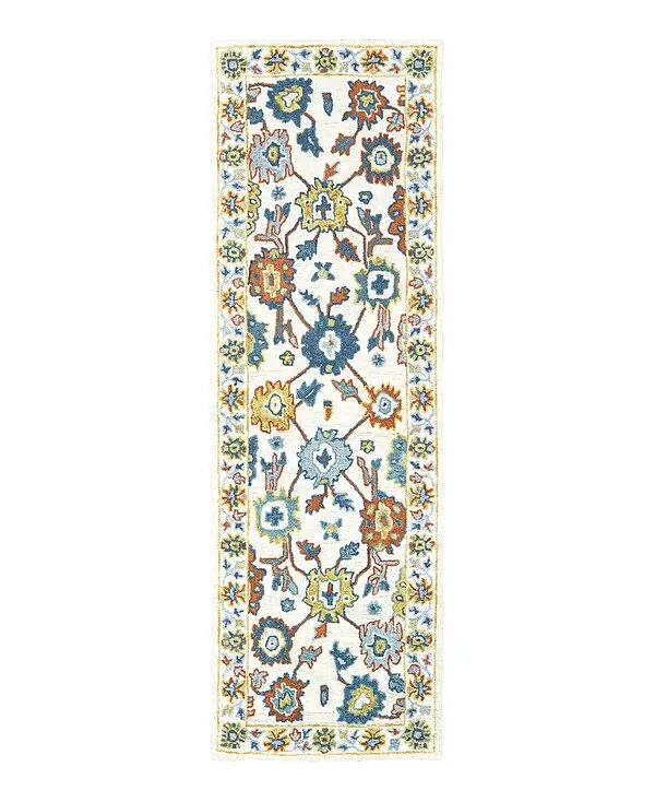 ORIENTAL WEAVERS Zahra 75507 Runner Area Rug, 2'6 X 8 - Ivory