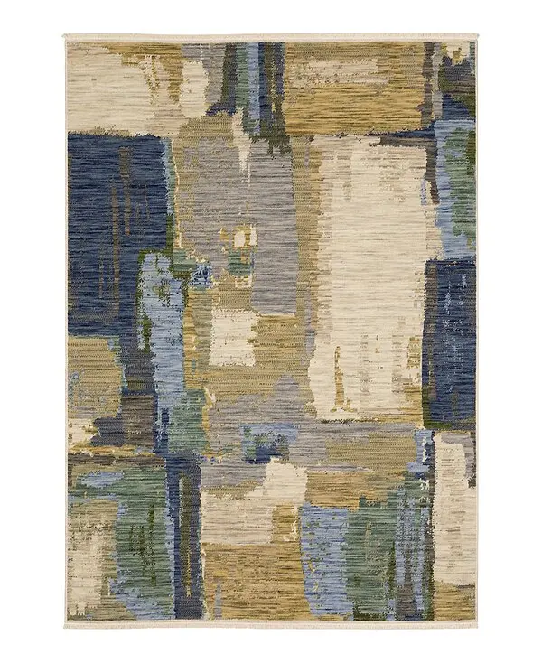 ORIENTAL WEAVERS Soleri Sol05 Area Rug, 6'7 X 9'6 - Blue
