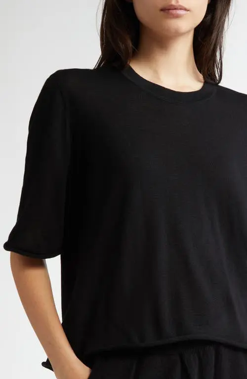 Johnstons Of Elgin Superfine Merino Wool Scoop Neck Sweater