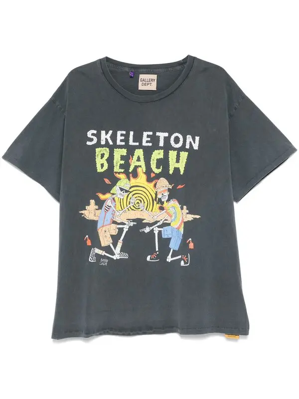 GALLERY DEPT. Skeleton Beach T-shirt - Black