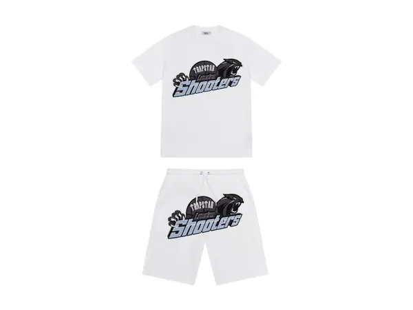 Trapstar Shooters Short Set - White/blue