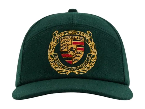 Aimé Leon Dore X Porsche 993 Turbo Wool Wreath Cap - British Racing Green