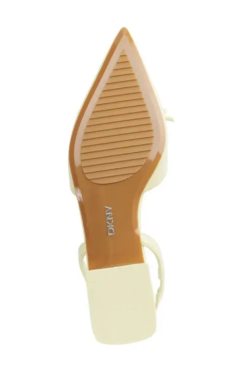 Dkny Mahaska Slingback Pointed Toe Flat - Chamomile