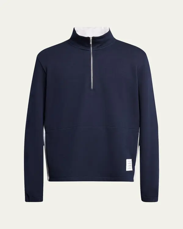 Thom Browne Terry Quarter-zip Sweatshirt
