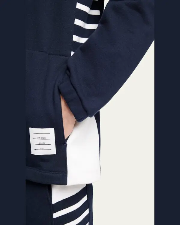 Thom Browne Terry Quarter-zip Sweatshirt