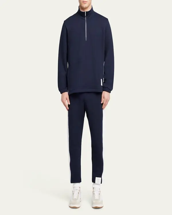 Thom Browne Terry Quarter-zip Sweatshirt