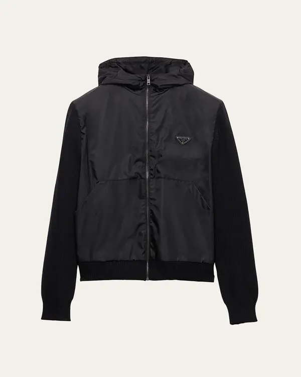 Prada Cashmere-wool Hooded Sweater
